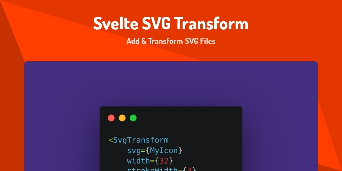 Svelte SVG Transform - Add & Transform SVG Files - Made with Svelte Svelte SVG Transform - Add & Transform SVG Files - Made with Svelte